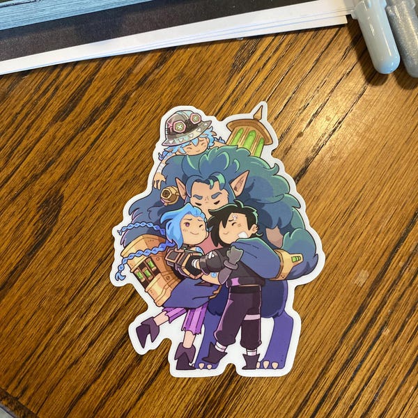 Arcane Family Hug Sticker - Etsy