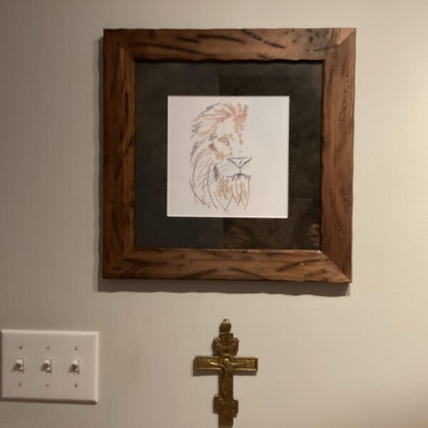 Lion of Judah Word Art Print--8"x8"--christian Wall Art--scripture ...
