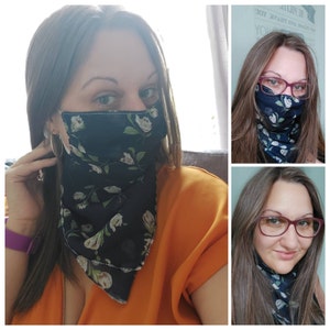 Lightweight Chiffon Face Mask Weightless Sheer Chiffon Face - Etsy