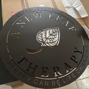 Business Sign Custom Cut Metal Sign Custom Logo - Etsy