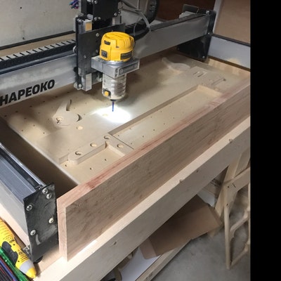 CNC Wasteboard Xxl Size Fence File. Create A Constant X,Y, Zero Spot ...