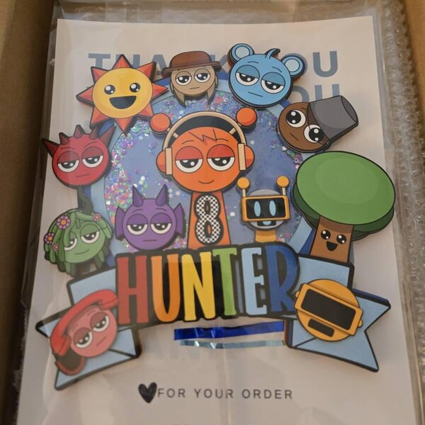 Sprunki Cake Topper | Sprunki Birthday Decoration | Sprunki TV ...