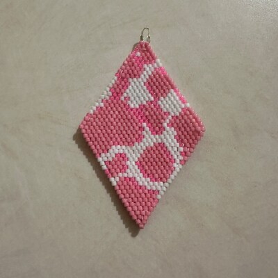 Bear Paw Forest Native Brick Stitch Earrings Pattern PDF Instant ...