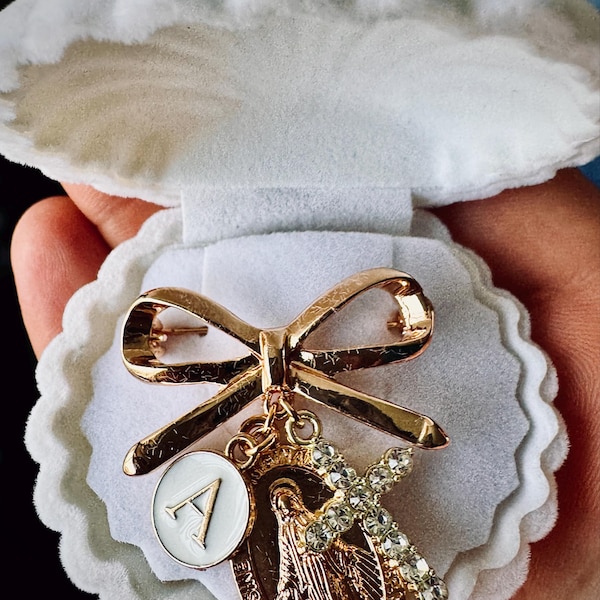 Catholic Baby Gift, Protection Pin, Baptism Gifts, Custom Christening ...
