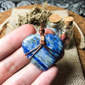 Lapis Lazuli Puffy Mini Hearts 1 Inch Pocket Heart Mini Puffy Crystal ...