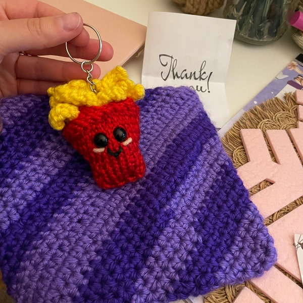 Miniature Knit Nigel the Nacho Cheese/queso Dip Chip Plushy Keychain ...