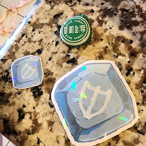 FFXIV Inspired Pixel Job Stone Sticker Viper - Etsy