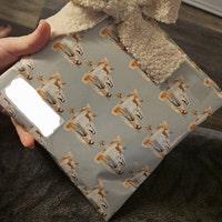 Blue Toile Wrapping Paper Circus Wrapping Paper Roll Baby Boy Gift ...