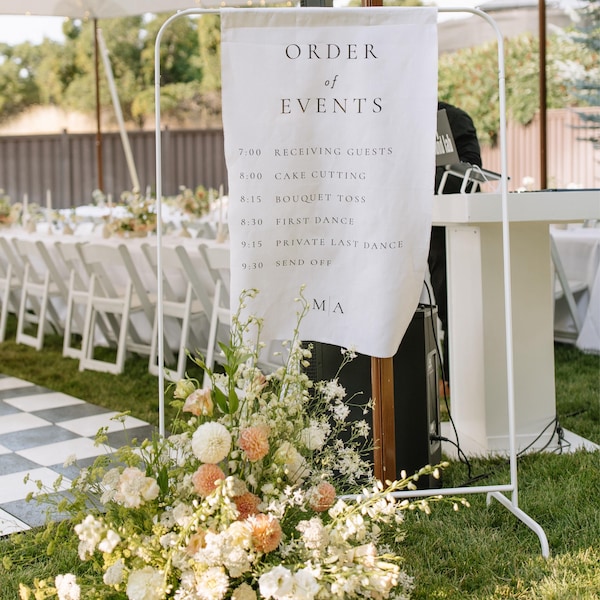 TAHLIA | Linen Bar Sign - Etsy