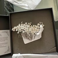 Abigail Comb, Pearl Bridal Hair Comb, Wedding Hair Accessory, Hairpiece ...