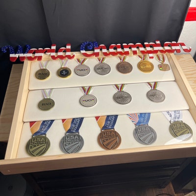 Wood Medal Display Stand - Etsy