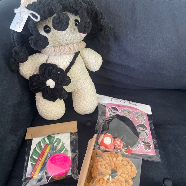 Baby Mushroom Crochet Plushie Desk Decor Mushie Person Cottage Core ...