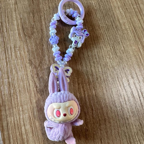 Authentic POPMART Pop Beans Keychain | Phone Charm| Purse Charm | Molly ...