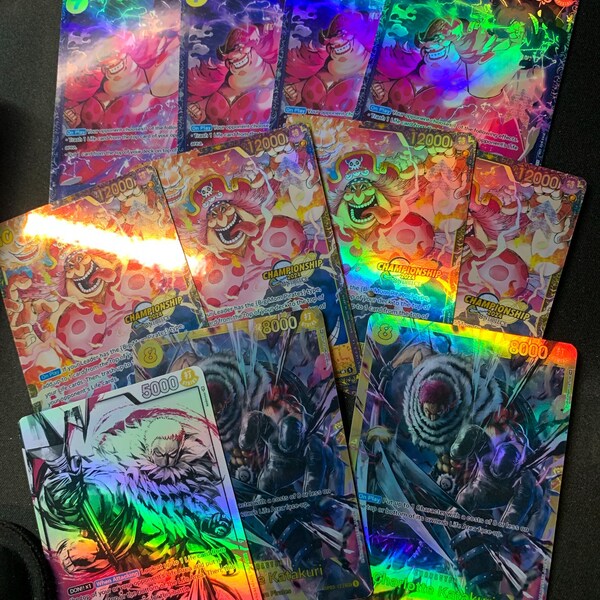 Manga Rare Gol D. Roger OP09-118 Proxy One Piece Card Game - Etsy