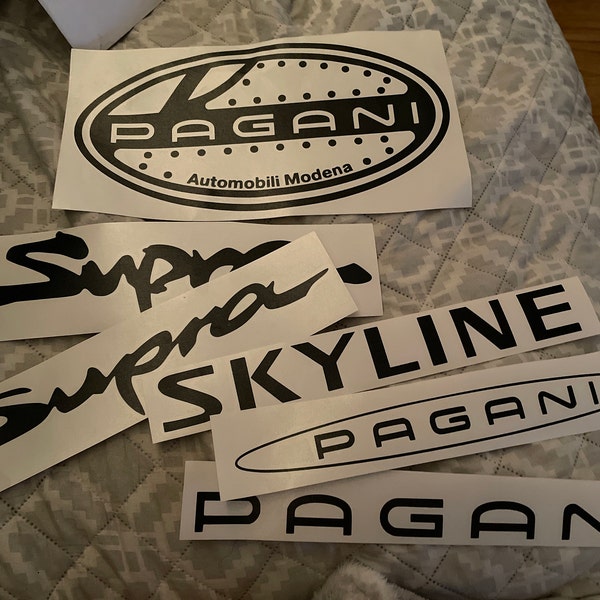 Supra Logo Text Vinyl Decal Sticker - Etsy