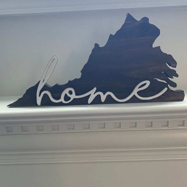Wooden State Home Sign, Kentucky Sign, Decorative State Decor - Etsy