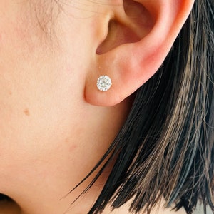 14K Yellow/white Gold Round Brilliant 8CT Solitaire AAA | Etsy