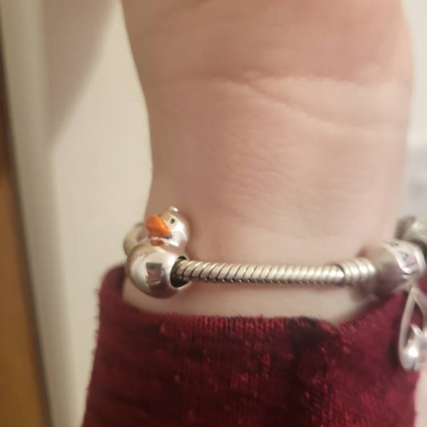 Pandora Polished Rubber Duck Charm Sterling Silver # 799554C01 W/box - Etsy