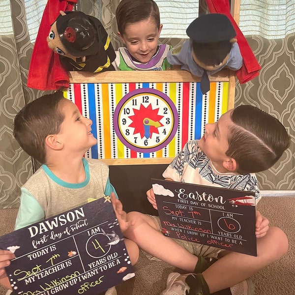 Shark Back to School Sign, First Day of School Sign, Reusable School ...