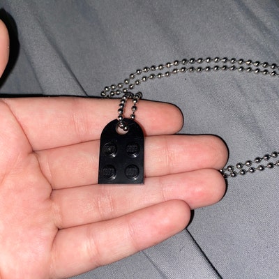 Heart Necklace Set Made With Authentic LEGO® Bricks Matching Friendship ...