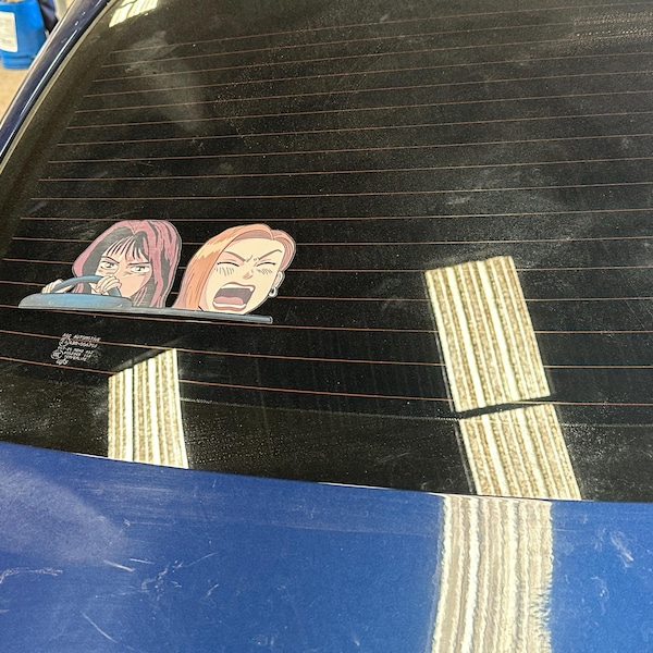 Initial D – Itsuki Takeuchi Peeker Sticker - Etsy