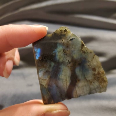 Natural LABRADORITE SLAB, Polished Labradorite Slice, Wholesale Raw ...