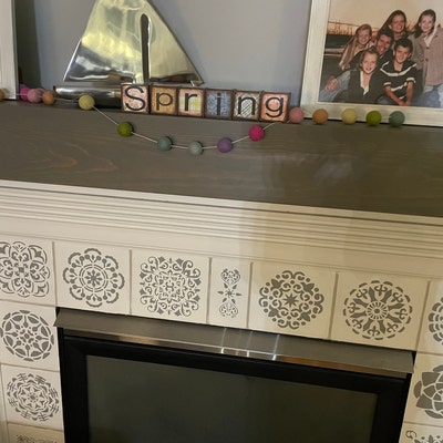 Spring Wood Blocks, Spring Tier Tray Decor, Farmhouse Decor, Wood ...