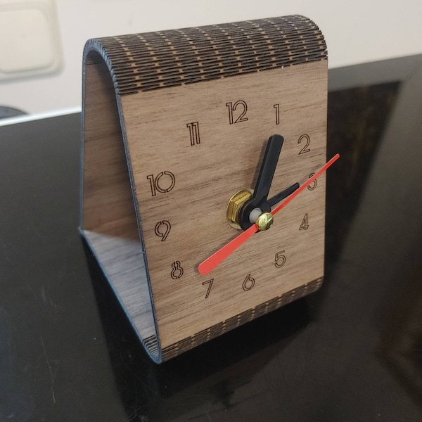 Clock Digital File for Laser and CNC 3mm | Clock | Ai | Art Laser Cut ...