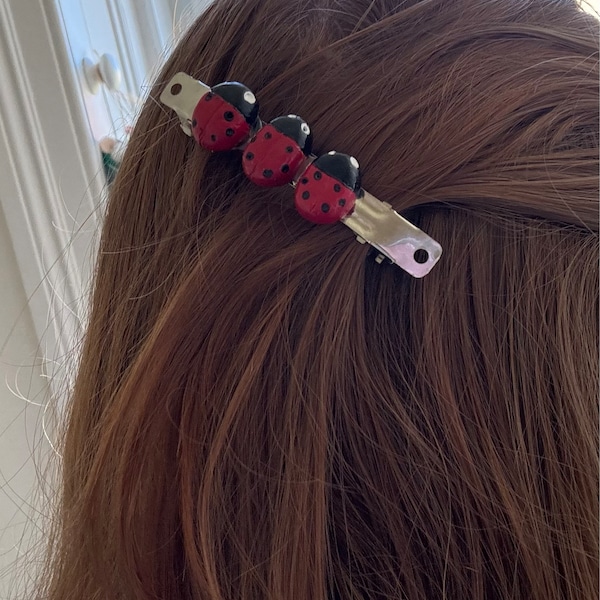 Clay Hair Clips/handmade Hair Clips/fruit Hair Clips/strawberry/hair ...