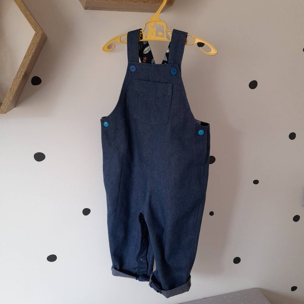 Baby Dungaree Pattern for Boys and Girls. Pattern Bundle, 0 Months to 2 ...