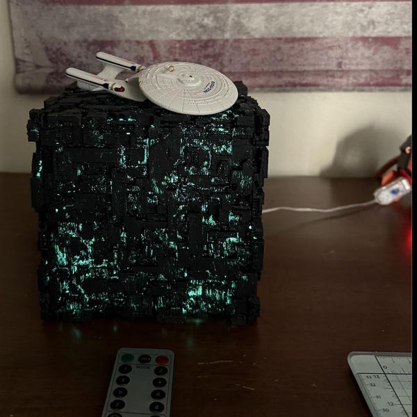 Star Trek Borg Inspired Resistance is Futile Desk Sphere Night Light ...