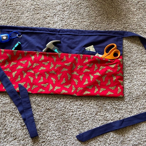 Waist Apron PDF Sewing Pattern, Utility Apron, Gathering Apron, Pockets ...