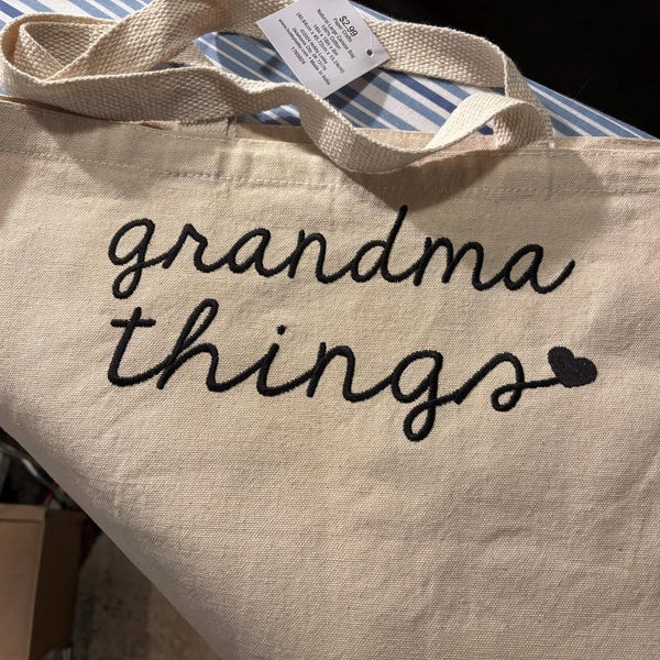 Grandma Things Embroidery Design, Grandma Gift Machine Embroidery ...