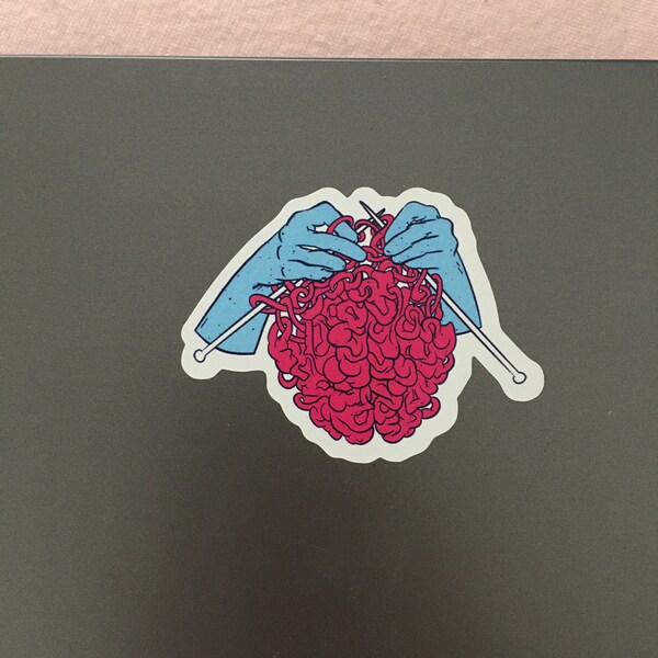 Brain Art Transparent Stickers- Notebook Human Anatomy Sticker-mental ...