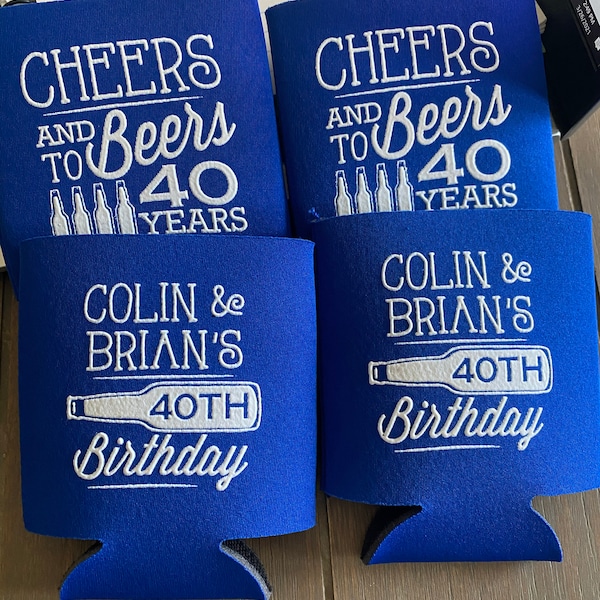 40th Birthday, 40th Birthday Party, Cheers to 40 Years, Cheers and ...