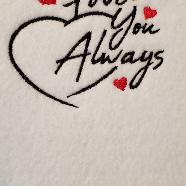 Valentines Day Love Embroidery Design - 5 Sizes Instant Download - Etsy
