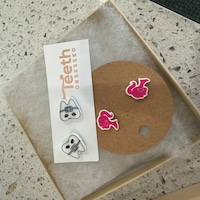 Coffee Scrubs and Nitrile Gloves Sticker, Teeth Sticker, Tooth Stickers ...