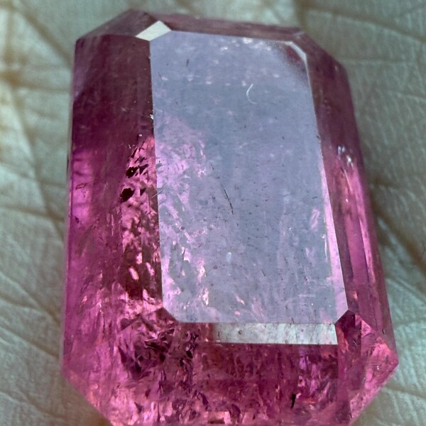 Rare Natural Kunzite - Vibrant Pink, Complete Termination, 172g ...
