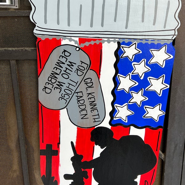 3D Firecracker Door Hanger 4th of July Door Sign Holiday Door Sign - Etsy