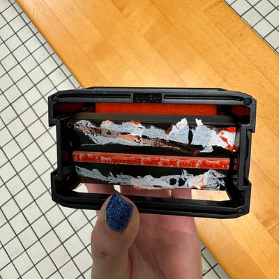 Self Inking Stamp, Interlocking Monogram Stamp, Desk of Stamp, Name ...