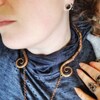 Hand-forged Twisted Steel Medieval Neck Torc With Curled Terminals ...