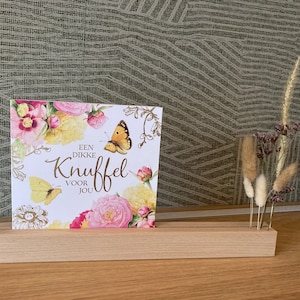 Card and Dried Flower Holder 10 Cm. Card Holder With Space for Dried ...