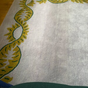 Hand Tufted Green Rug Modern High Low Rug Pebble Rug Multi Colored Rug ...