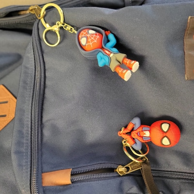 Marvel Spider Man Keychain - Etsy