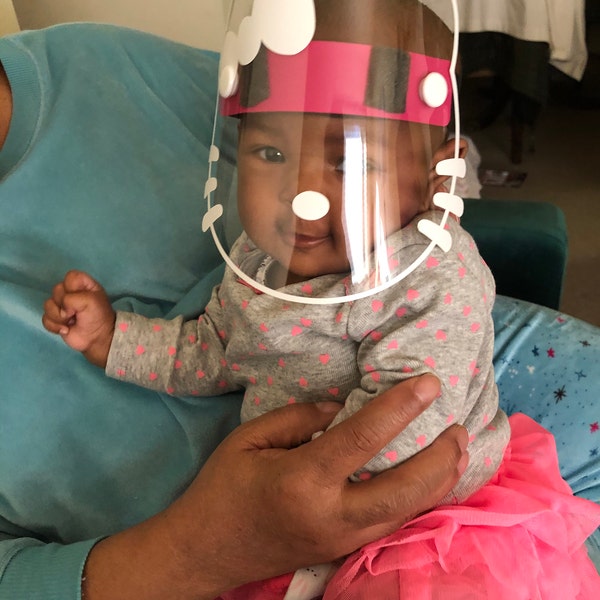 Cat Face Shield Kitty Face Shield Clear Face Shield Cute Face Shield ...