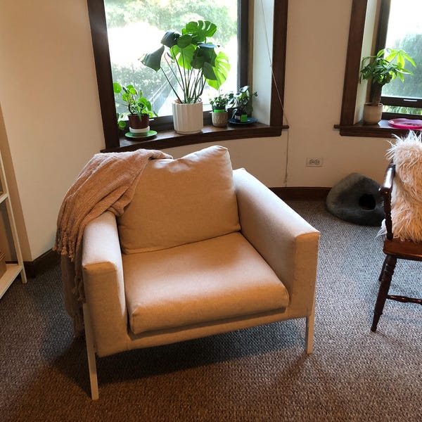 KOARP Armchair Cover Slipcover Hand Made With Multiple Color and Fabric ...