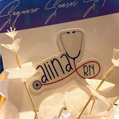 Anatomical Heart Sticker, Heart Anatomy Sticker, Nursing Sticker for ...