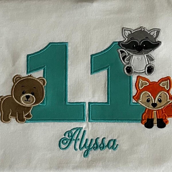 Ice Cream Name Shirt, Appliqued Ice Cream Shirt, Monogrammed Shirt ...