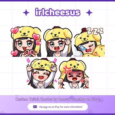 Twitch Emote Hu Tao Wheeze Scream Emote Genshin Impact - Etsy Canada