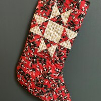 Cream Nutcracker Handmade Quilted Stocking - Etsy Canada